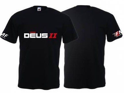 T-shirt Deus II Sort - Beklædning - Detektorshop.dk